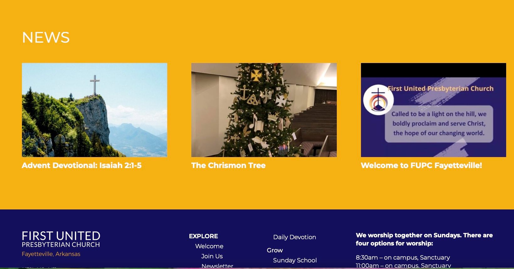 2023 Advent Devotion Project - First United Presbyterian Church