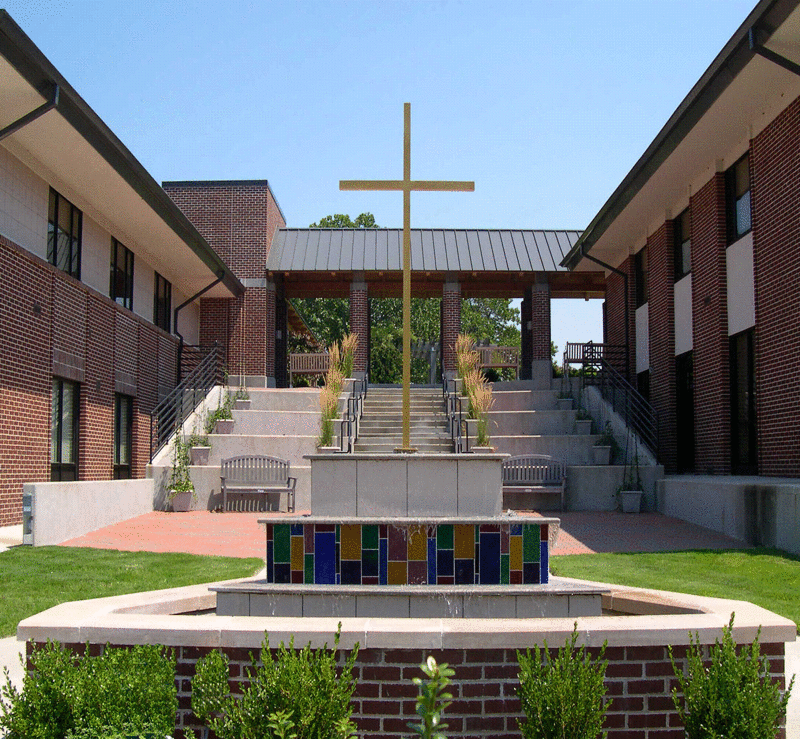 The Clay Bell Memorial Fountain - First United Presbyterian Church