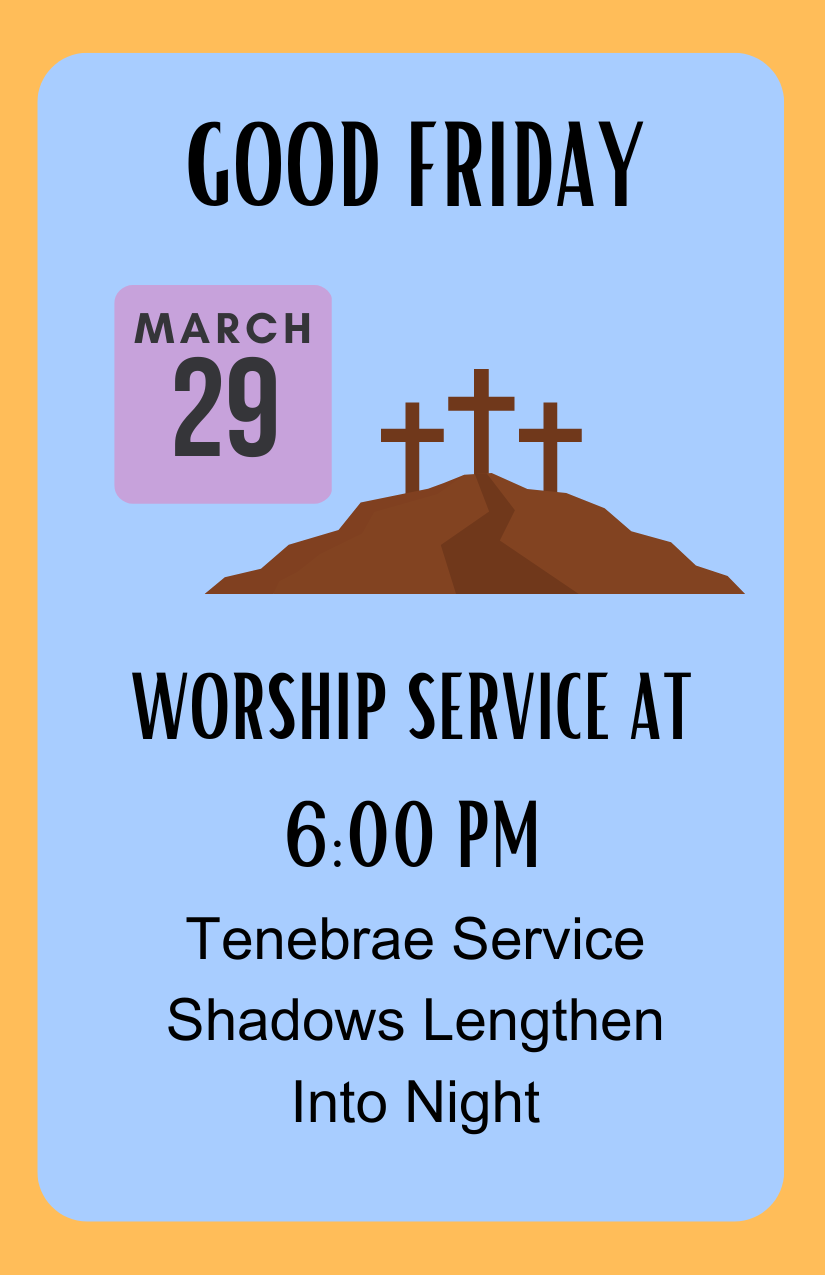 Holy Week 2024 - First United Presbyterian Church